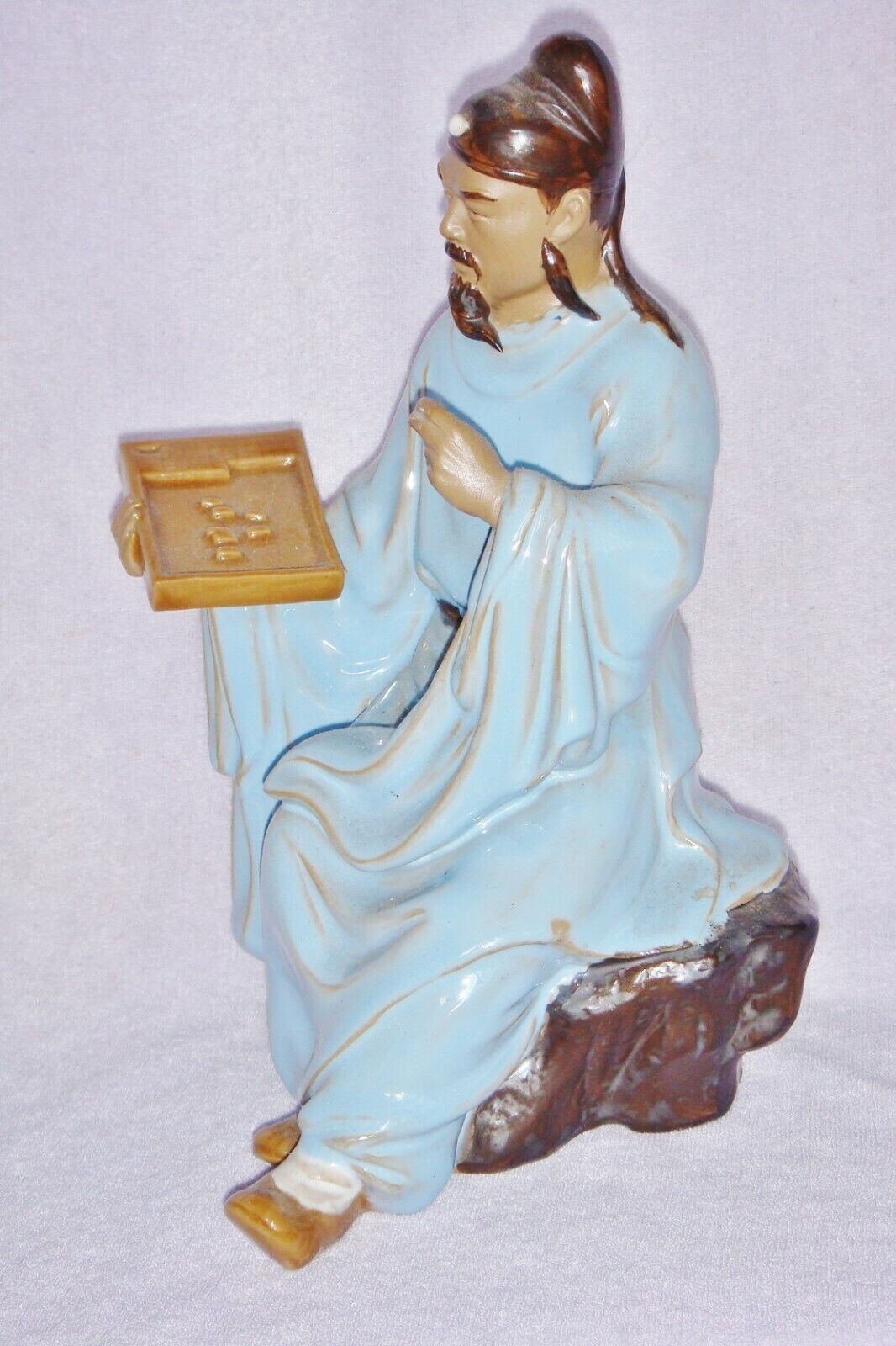 uf033 Mudman Pottery Figurine of Printing Inventor Bi Sheng from China ...