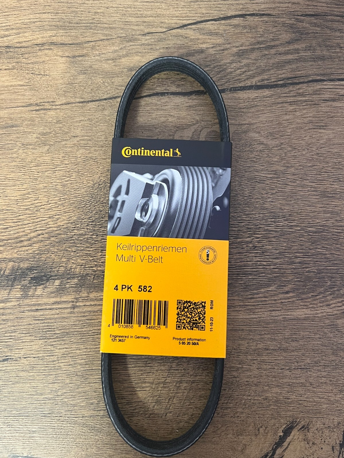 Continental ContiTech V-Belt 4pk582 for sale online | eBay