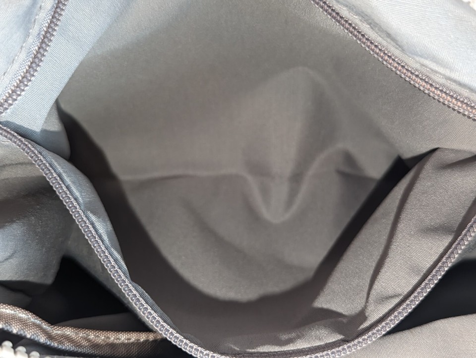KIPLING Alvar Purse Metallic Rose Silver Crossbody Bag Multi Zippered ...