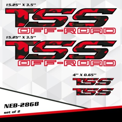 TSS Off Road 4x4 DECAL STICKERS FOR Toyota Tacoma Tundra Decal NEW NEB ...