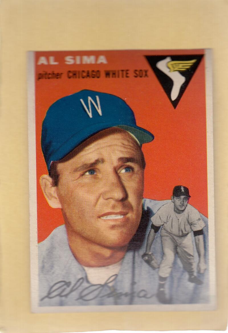 1954 Topps #216 Al Sima White Sox VG+ Very Good Plus #26830 | eBay