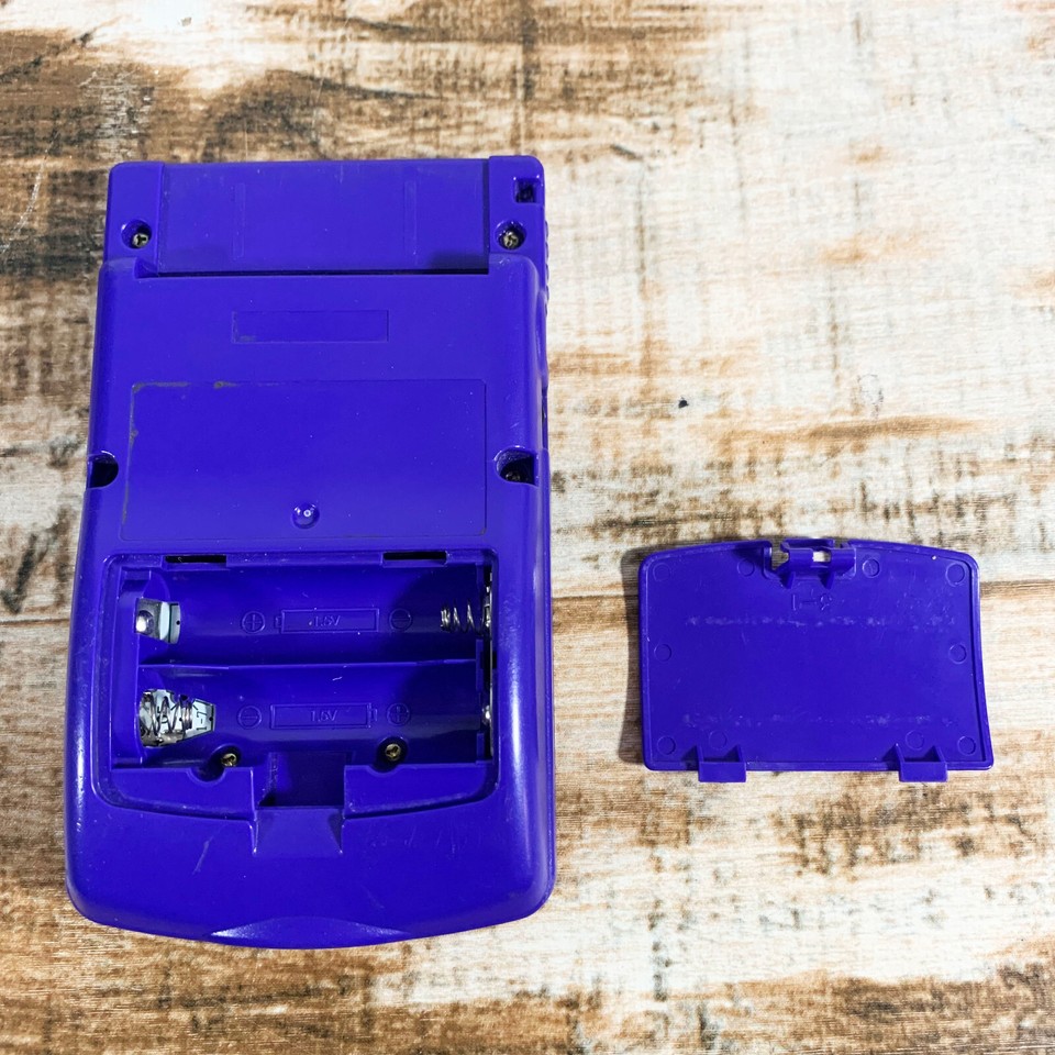Nintendo Game Boy Color Grape Purple (CGB-001) Handheld System - Tested ...