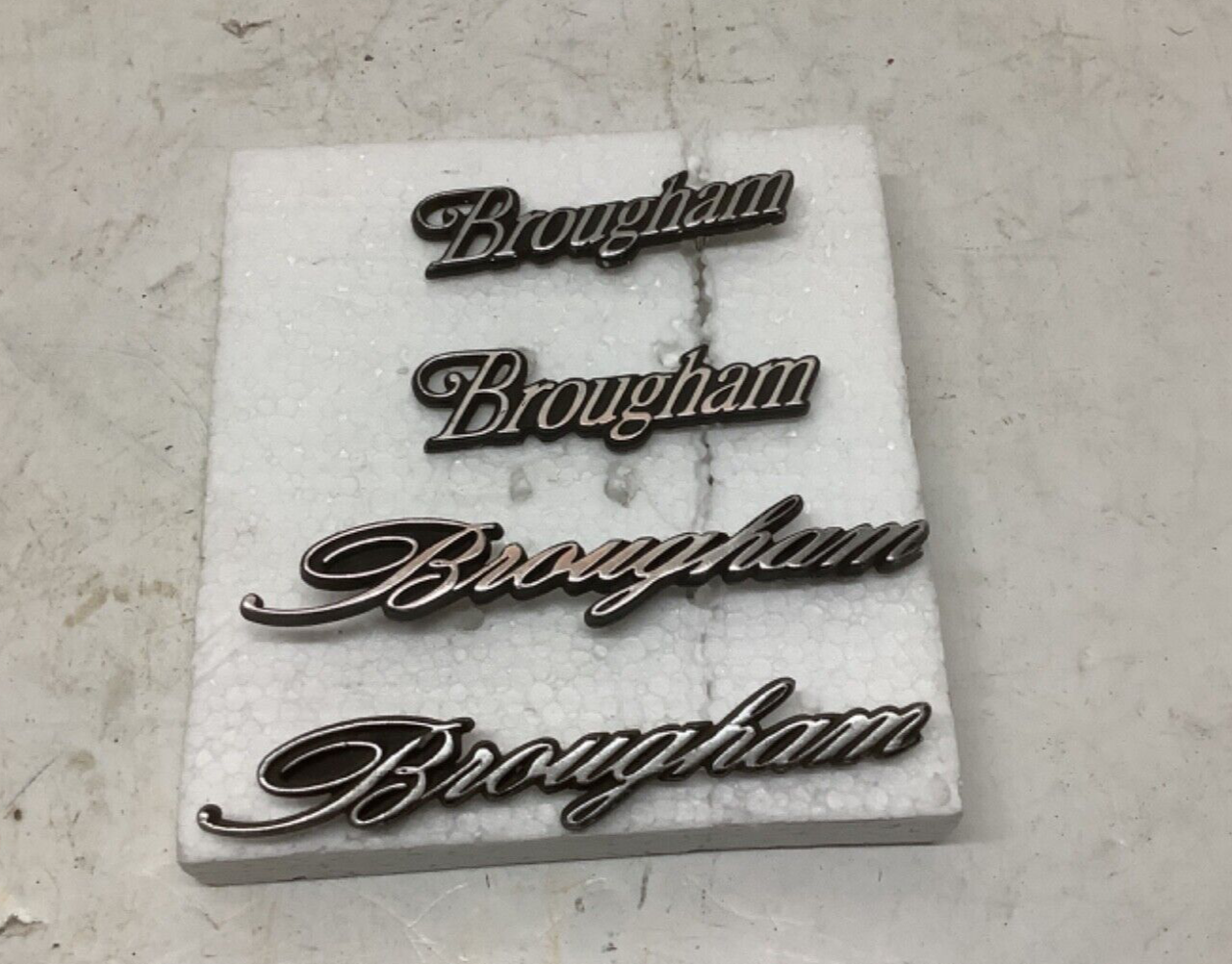 Ford Brougham Vintage Emblem Badges 7mb-5450400-A Lot of 4 oem | eBay