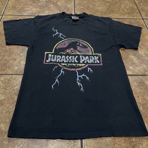 Vintage 1992 Jurassic Park Lightning Logo Movie Promo Gem 8778