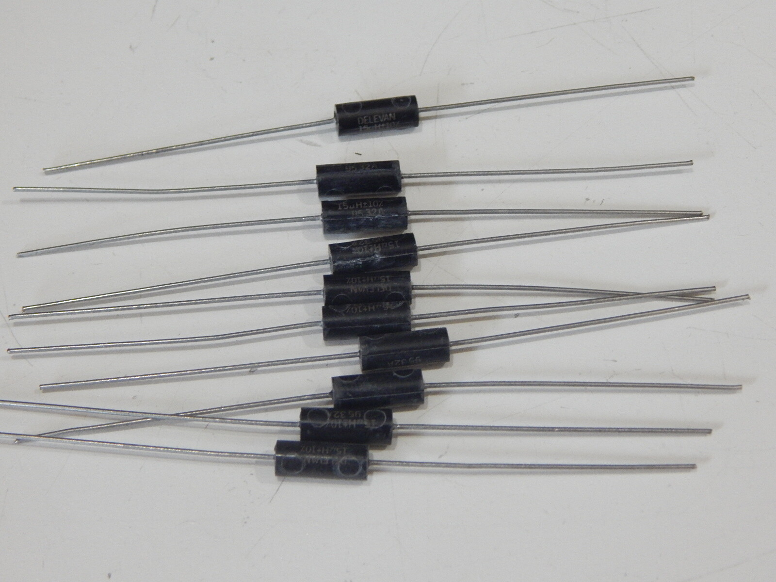 API DELEVAN INC 15UH 10% AXIAL INDUCTOR 325MA 800 MOHM TH - LOT OF 10 ...