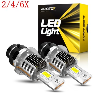 2/4/6X D2S D2R D2C LED Headlight Bulbs High Low Beam 6500K Bright White ...