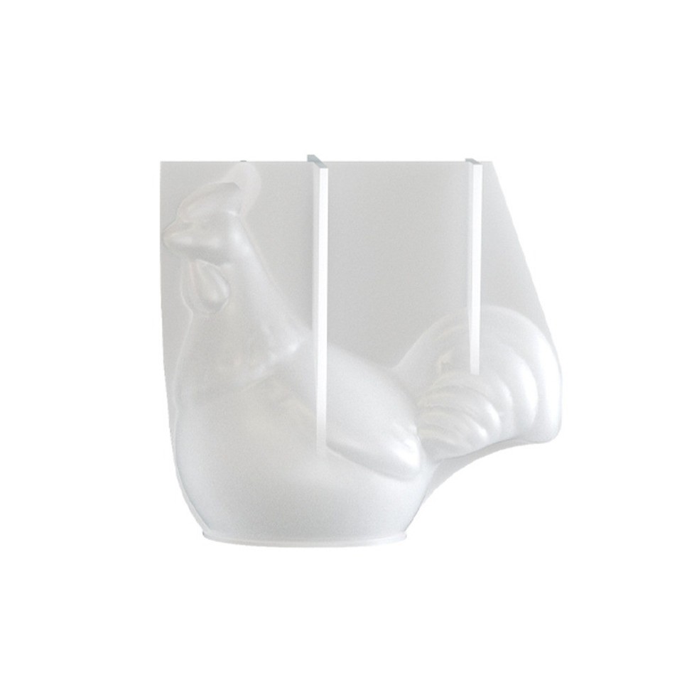 3D Chicken Candle Mold Silicone Chick Mold DIY Plaster Cement Mould ...