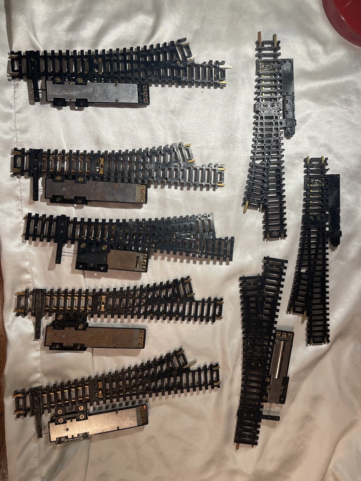 Lot of Eight HO Train Track Switches Turnouts | eBay