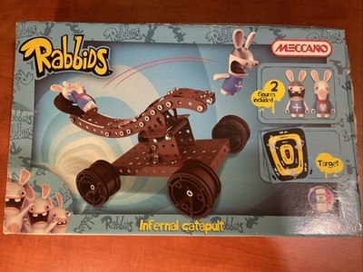 Rayman Raving Rabbids Meccano Infernal Catapult Set with 2 Rabbids ...