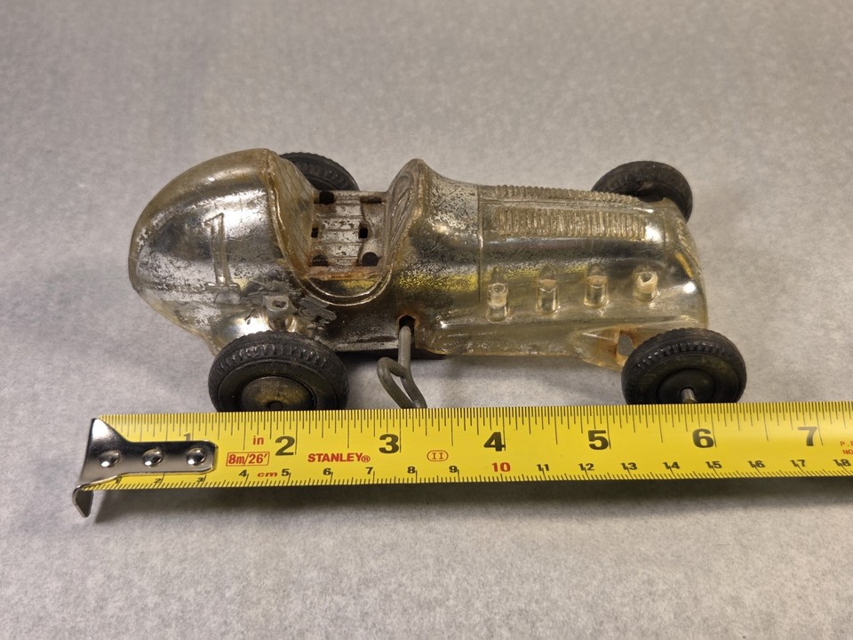 Rare Vintage Marx Wind-up Race Car "Silver Streak Racer" Made in USA ...