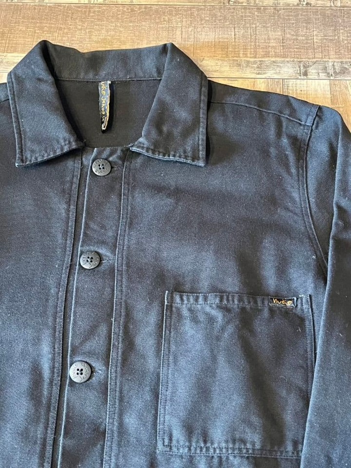 Nudie Jeans Duck Fabric Jacket Men's M Rare Design Used | eBay