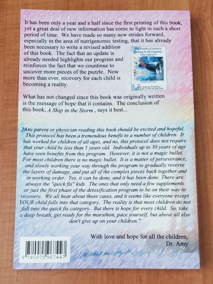 The Puzzle of Autism by Dr. Amy Yasko & Dr. Garry Gordon, Paperback ...