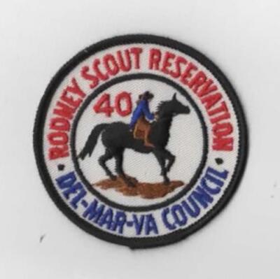 Rodney Scout Reservation Del-Mar-Va Council BLK Bdr. [CA-2432] | eBay