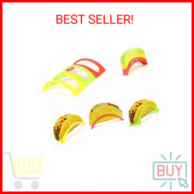 Ximimark 12 pcs Colorful Taco Holder Stand For Soft & Hard Shell Taco ...