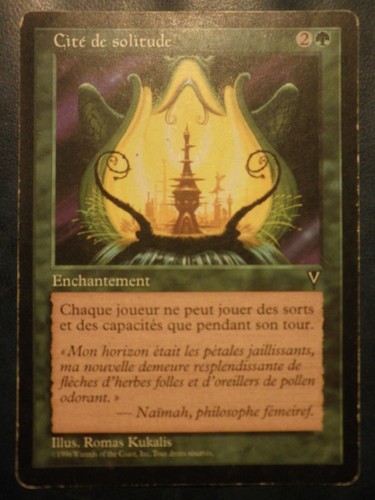 mtg magic city of solitude visions FRENCH vf fr cité de solitude vision ...