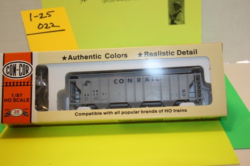 CON COR HO Conrail 3 Bay Covered Hopper Car Kit | eBay