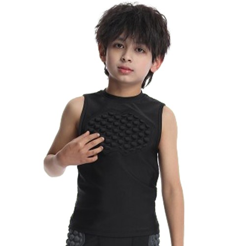 Youth Baseball Chest Protector Football Rib Protector Chest Heart Guard ...