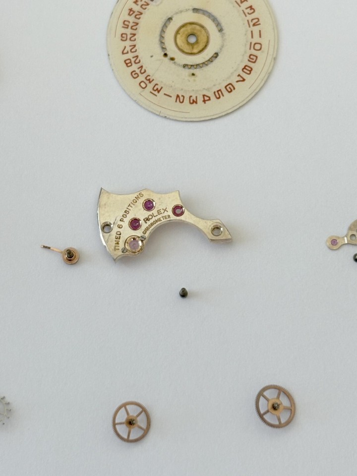 Rolex Caliber A296 Movement Parts Fork Wheel Spring Bridge 700 A295 ...