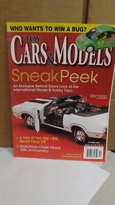 Toy Cars & Models Magazine October 2001 Issue 43 Sneak Peek Hobby Expo ...