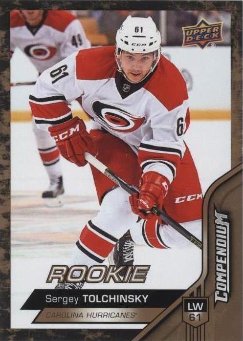 2016-17 Upper Deck Compendium - Rookies Sergey Tolchinsky #592 Gold (RC ...