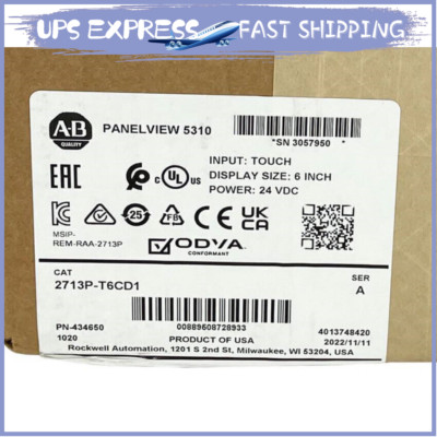 AB 2713P-T6CD1 Panelview 5310 6-inch Graphics Terminal Factory ...