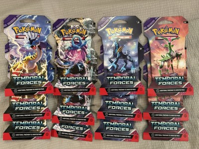 Pokemon TCG TEMPORAL FORCES Sleeved Booster Packs 3 Art Sets 12 Total ...