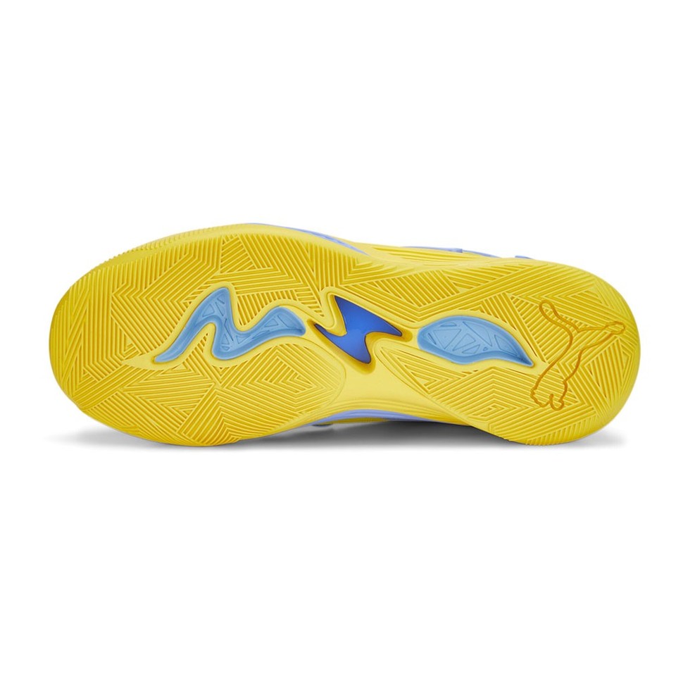 PUMA Trc Blaze Court Basketball Mens Yellow Sneakers Athletic Shoes ...