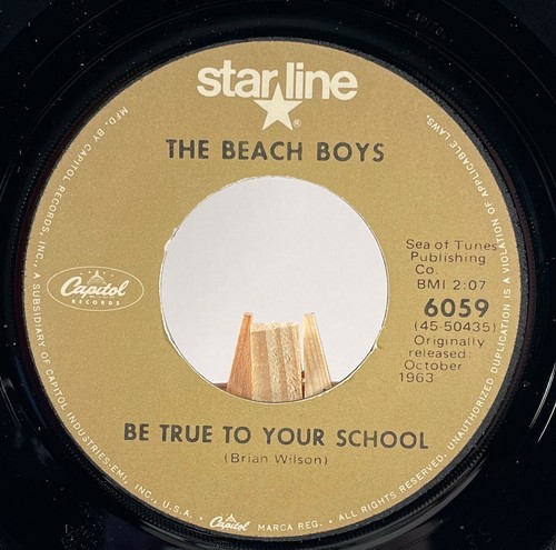 The Beach Boys 45 RPM Be True to Your School / In My Room—M- | eBay