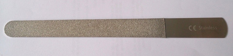 PROFESSIONAL DIAMOND DEB FOOT CARE SKIN AND NAIL FILE STEEL 8" | eBay UK