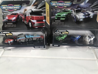 Hasbro Micro Machines 2020- 2 Sets New Condition #3 Race Team & #4 ...