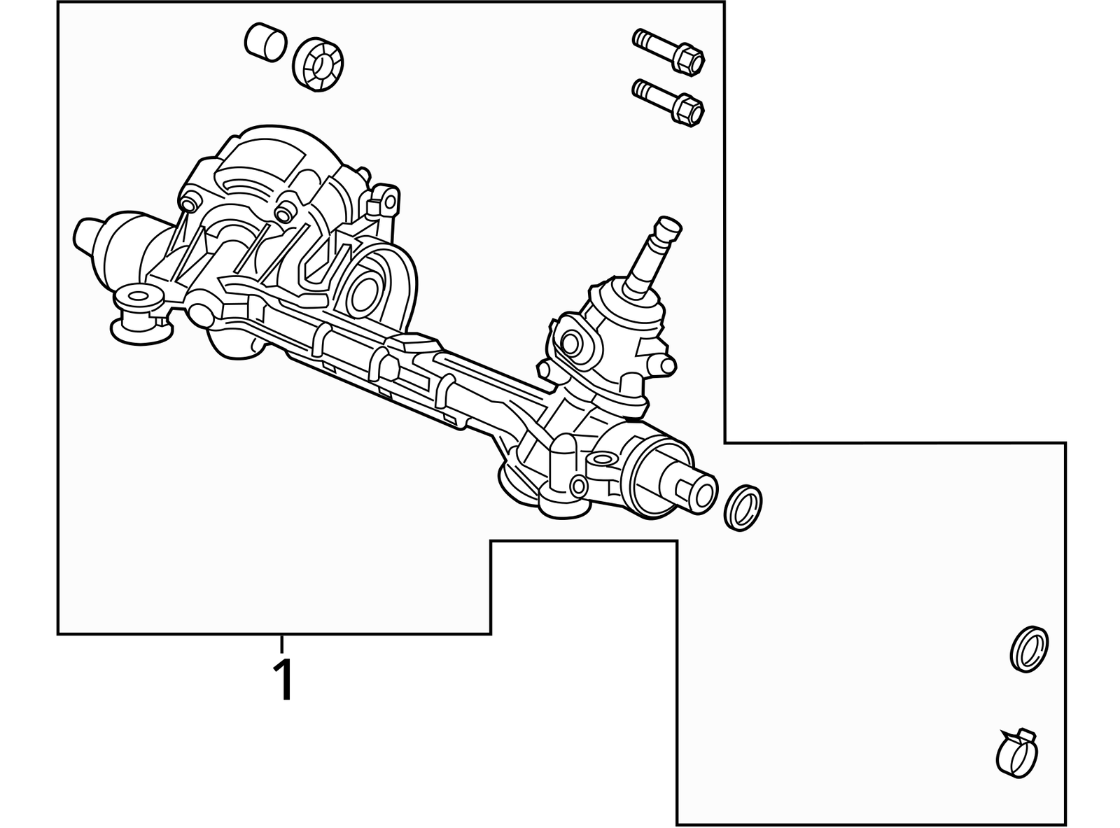 2020 Honda Insight Steering Gear Rack & Pinion OEM 38K Miles ...