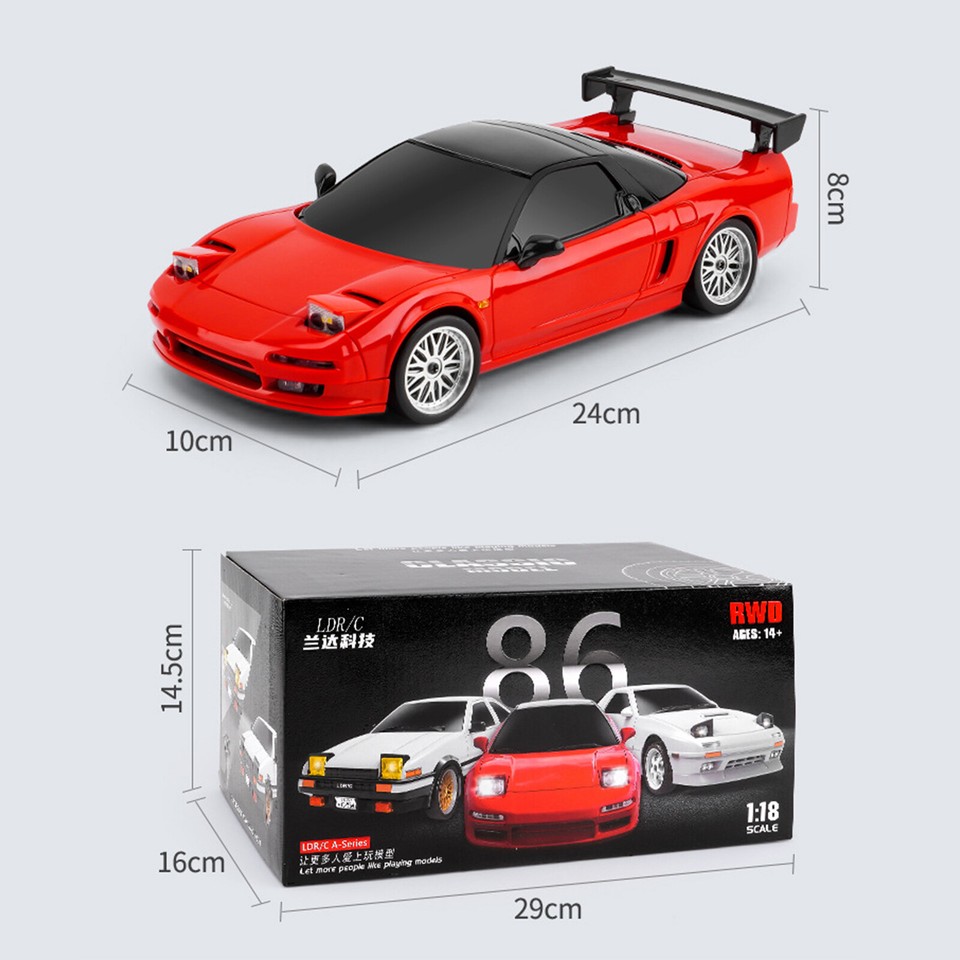 1/18 Rear-Drive Nsx Drift Rc Car Model Car Reversible Lights Rc Car ...