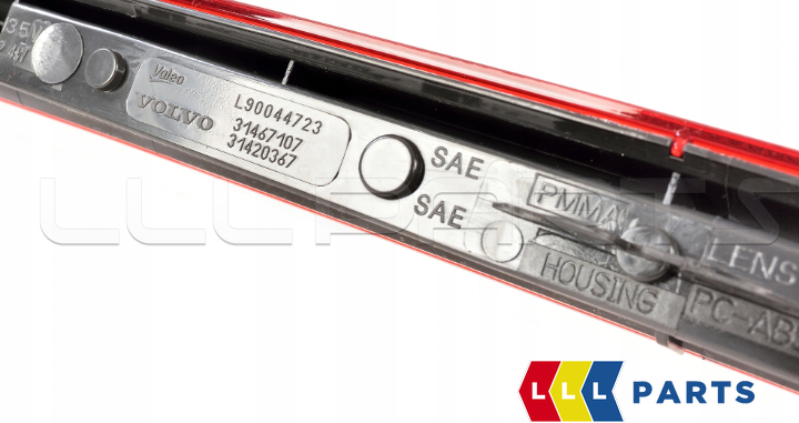 NEW GENUINE VOLVO XC60 MK1 REAR HIGH MOUNT THIRD STOP BRAKE LAMP ...
