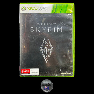 The Elder Scrolls V: Skyrim (XBOX 360) VGC + Manual/Map Action Role ...