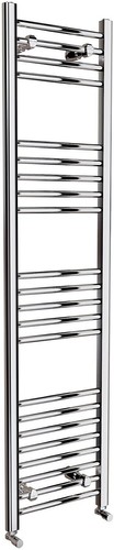 Towel Rail Radiator Ladder Bathroom Heated Straight 1600 x 400 Chrome ...
