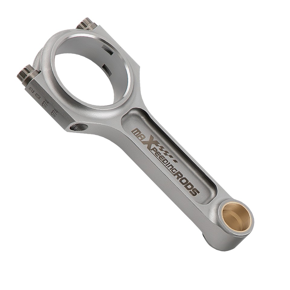 4x Forged I-Beam Connecting Rod Rods For Acura Honda B18A B18B B20B ...