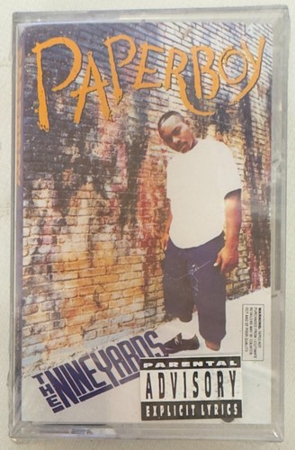 BRAND NEW SEALED CASSETTE~PAPERBOY THE NINE YARDS~OG 1993 RAP / HIP-HOP ...