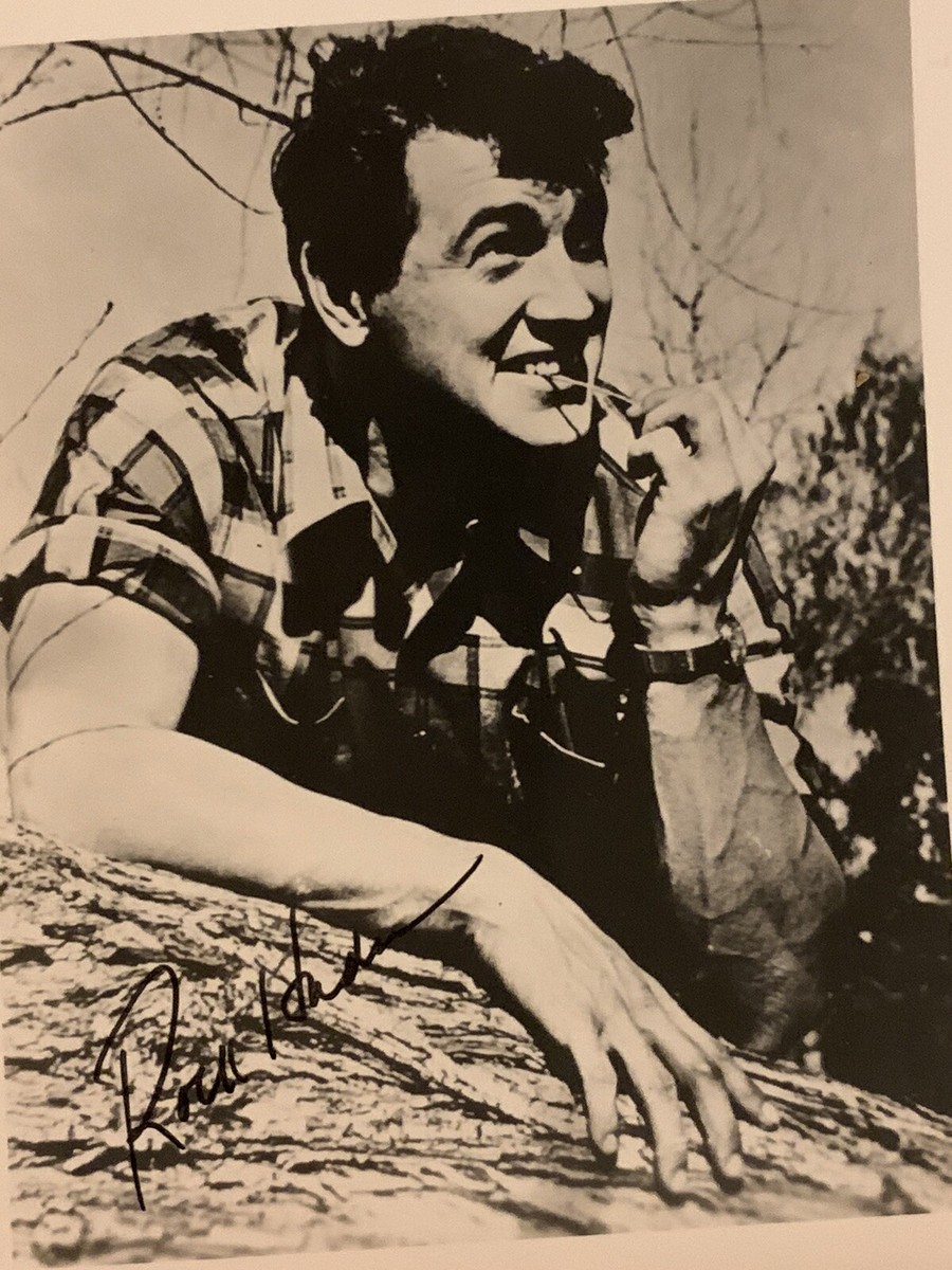 Rock Hudson Autograph Card