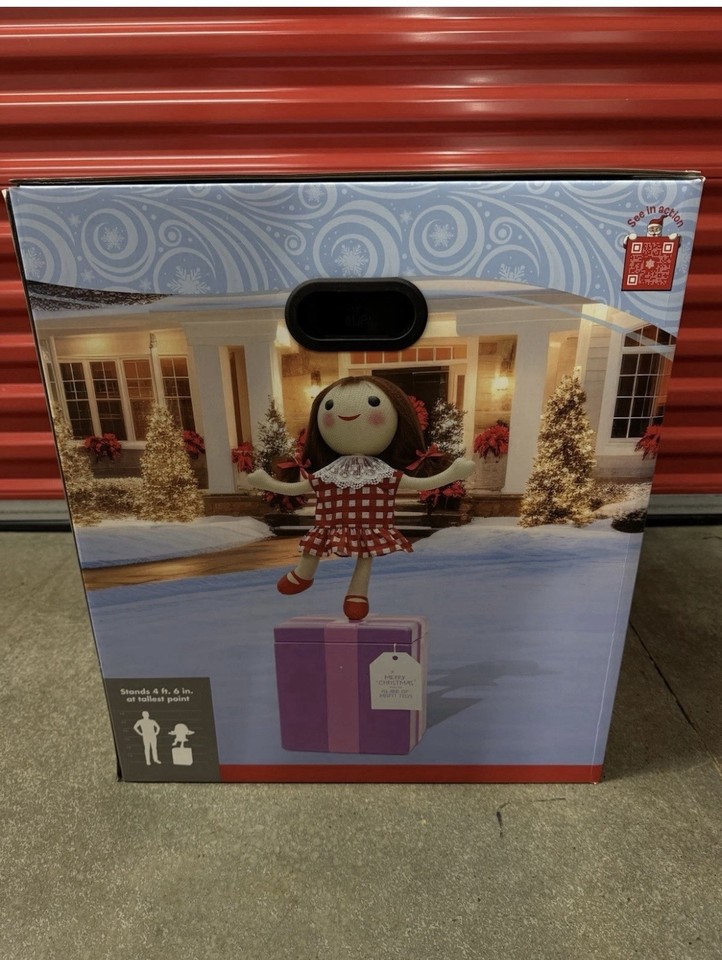 4 Ft 6 In Misfit Doll Animatronic Rudolph the Red Nose Reindeer Spirit ...