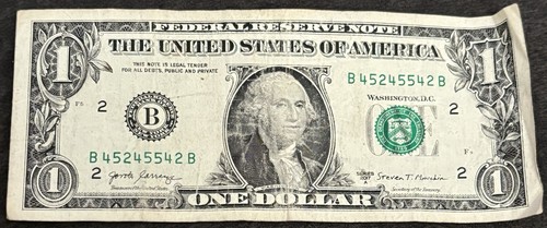 2017 A New York $1 Bill Trinary 425 Area Code Triple Pair Note | eBay