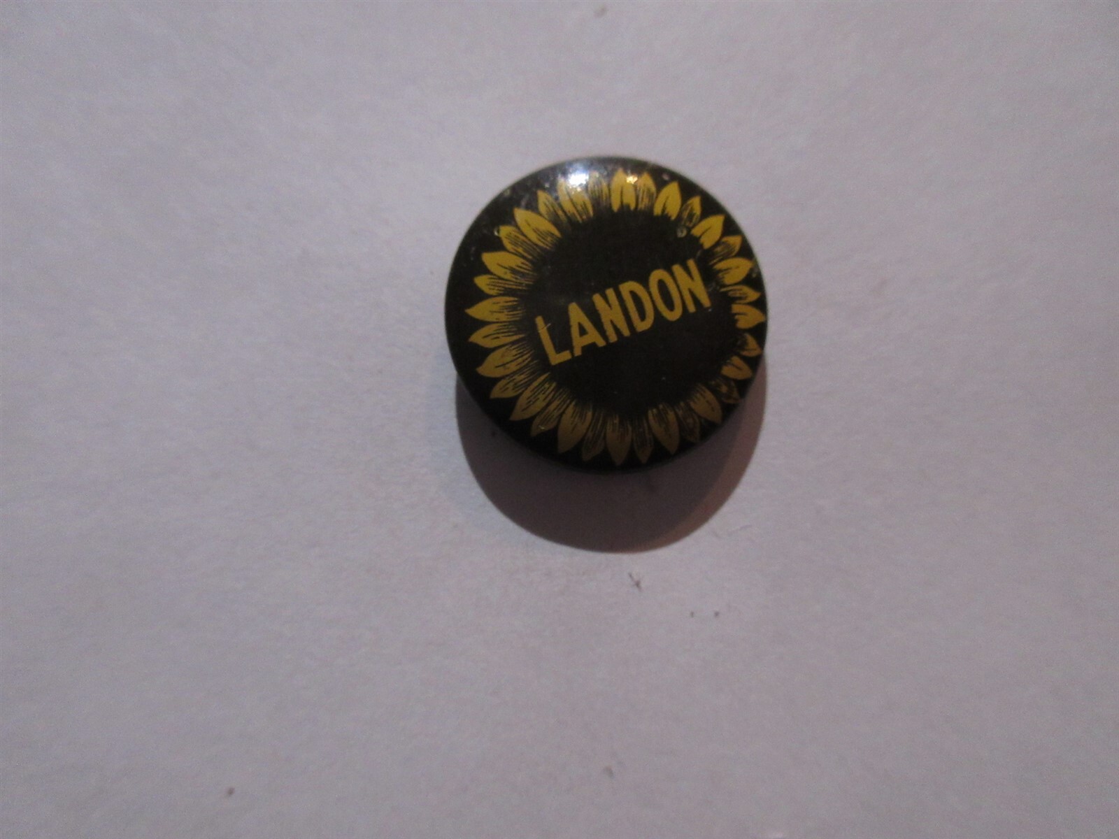 Alf Landon Presidential political campaign button pin back original | eBay