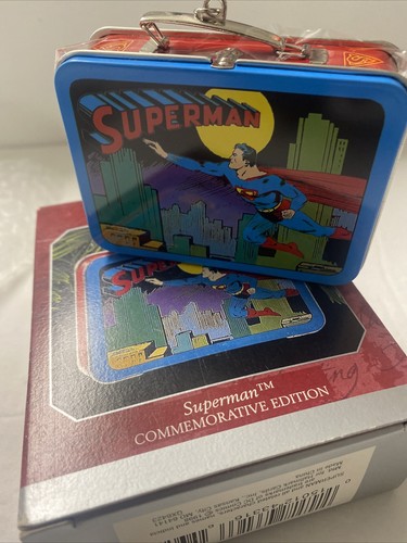 Hallmark Keepsake Christmas Ornament Superman Lunch Box DC Comic Man of ...