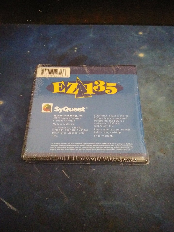 SyQuest EZDrive 135 MB 135MB Removable Disk Cartridge EZ135 - NEW! | eBay