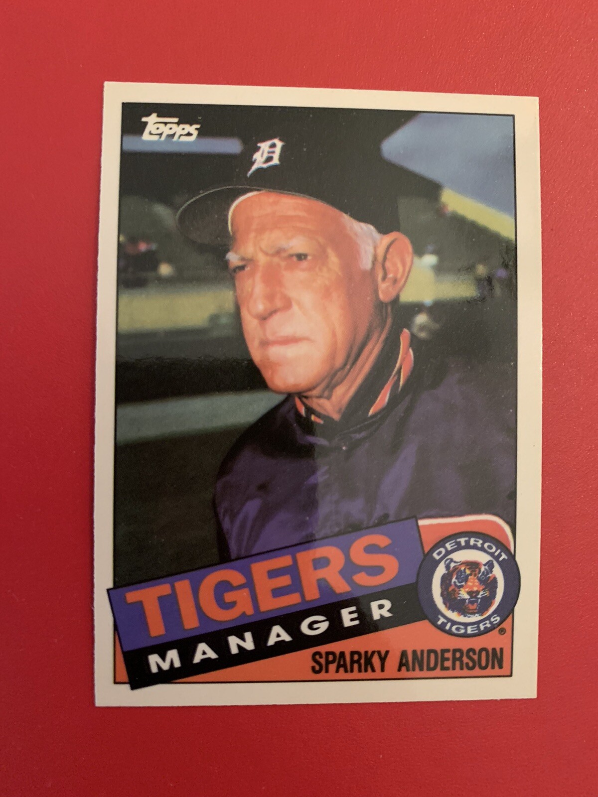 1985 Topps Tiffany 307 Sparky Anderson Tigers Checklist NM-Mint | eBay