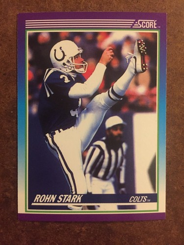 Rohn Stark 181 Score 1990 NFL Football Trading Card | eBay