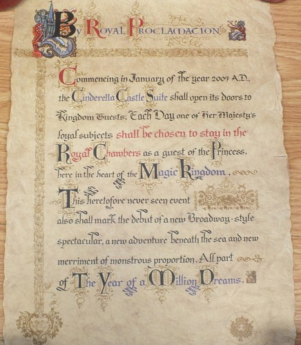 Collectible Walt Disney World Royal Proclamation Cinderella Castle ...
