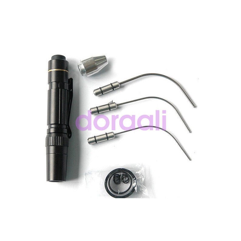 100% HUK Fiber Optic Flashlight with light 3 3 Fibre optic lamp caps ...