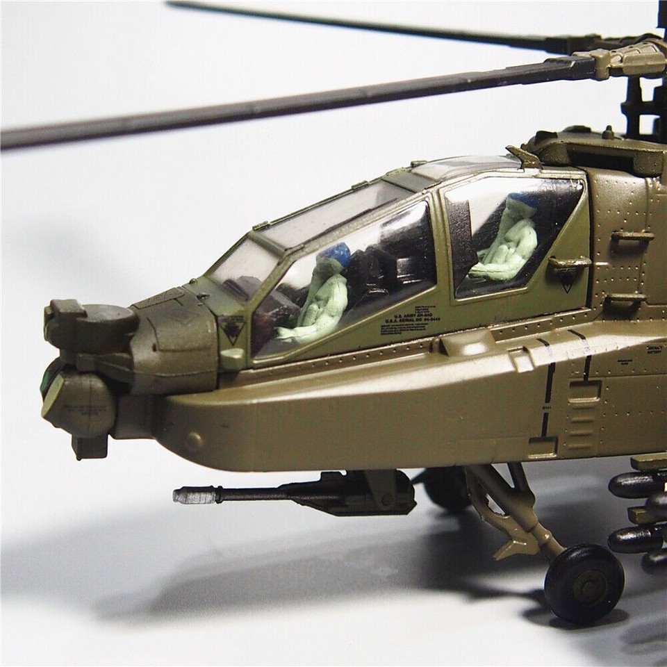 1:72 US Army AH64 Apache Gunship Alloy Model Military Aircraft Model Helicopter | eBay