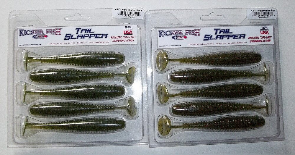 (2) Sets of 5 Kicker Fish Tail Slapper Swimbaits(Assorted #3)-Bass ...