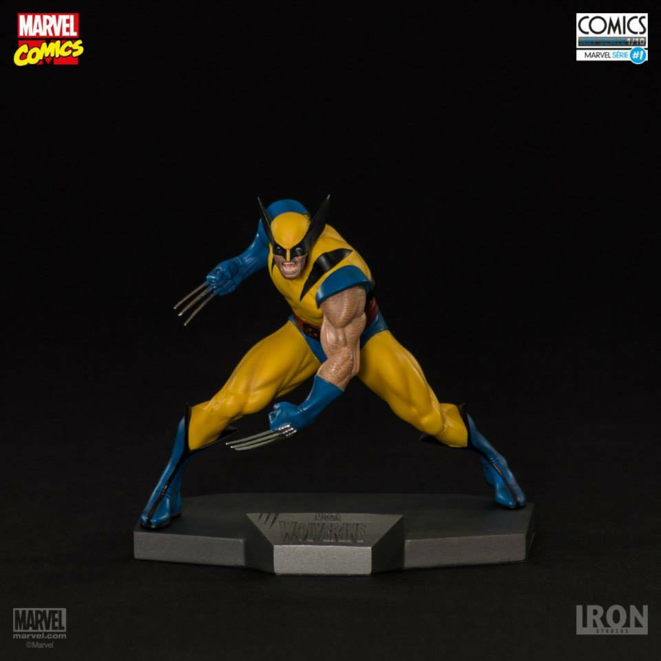 Iron Studios Wolverine X-Men Statue Logan Figure 1:10 Marvel Comics ...